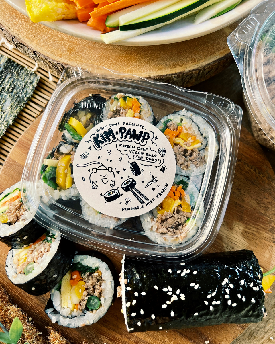 KIM-PAWP - Korean Rice Rolls for Dogs (3 Pack) – Bibim Paws